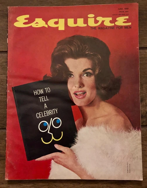 June 1961 Esquire Vintage Magazine How To Tell A Celebrity £26 90