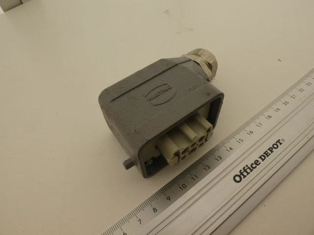 HARTING HAN M mit Einsatz PC-GF 20 (23-10-27-7) EUR 7,00 - PicClick DE