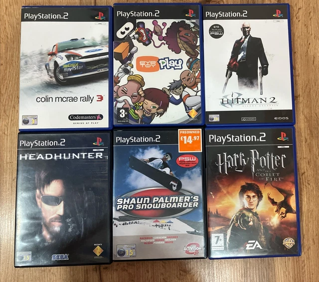 X6 PS2 PLAYSTATION 2 Games Bundle McRae Palmer Eye Toy Hitman ...