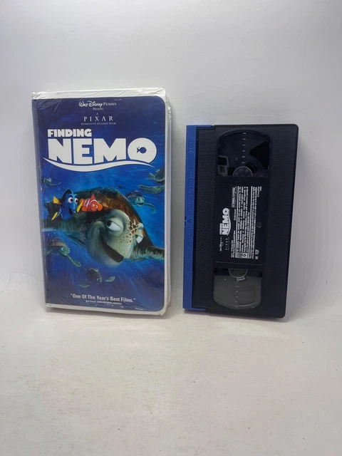 PIXAR & WALT Disney Pictures VHS Tape Finding Nemo (2003) in Clamshell ...