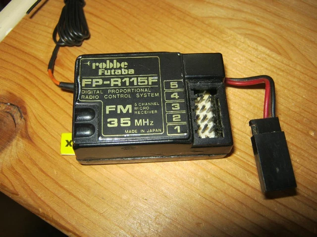 EMPFÄNGER ROBBE FUTABA FP-R 115 F für 5 Servos mit Quarz 79 EUR 9,90 ...