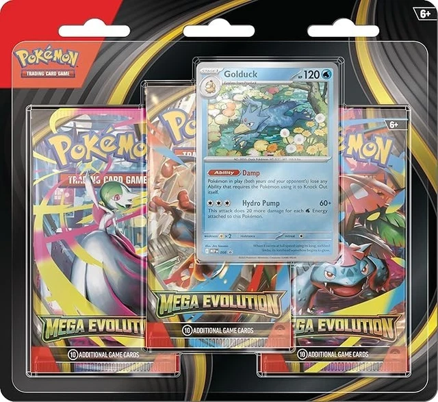 POKÉMON TCG MEGA Evolution 3P Blister: Golduck NEW £23.95 - PicClick UK
