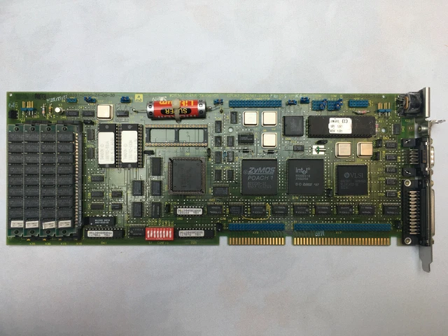 SIEMENS SLOT CPU Mainboard D458 - Intel 80286-12 CPU / Vintage ...