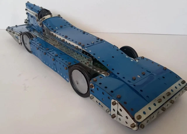 BLUEBIRD SPEED RECORD Car "Meccano" model vintage 1930s Malcolm ...