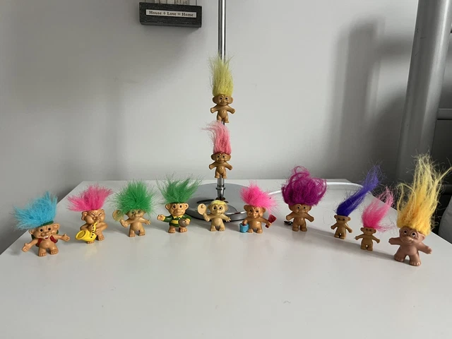 TINY TROLLS. WEETOS, Russ, Dam, Pencil Toppers, Magnets Etc £5.00 ...