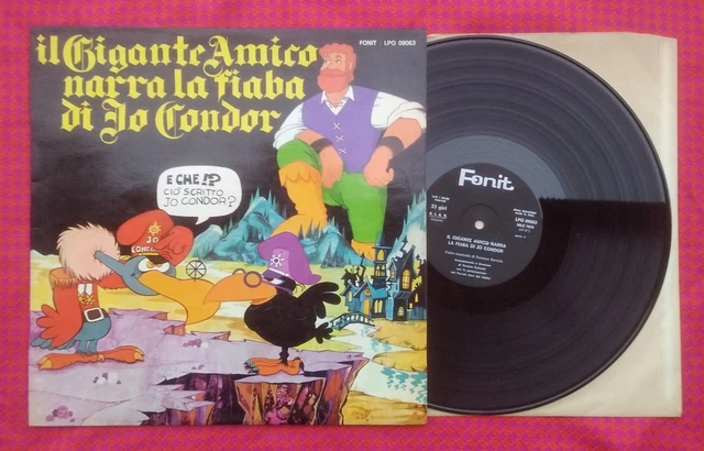 LP GIGANTE AMICO JO CONDOR 1^ Stampa FONIT PUBBLICITA CAROSELLO FERRERO ...