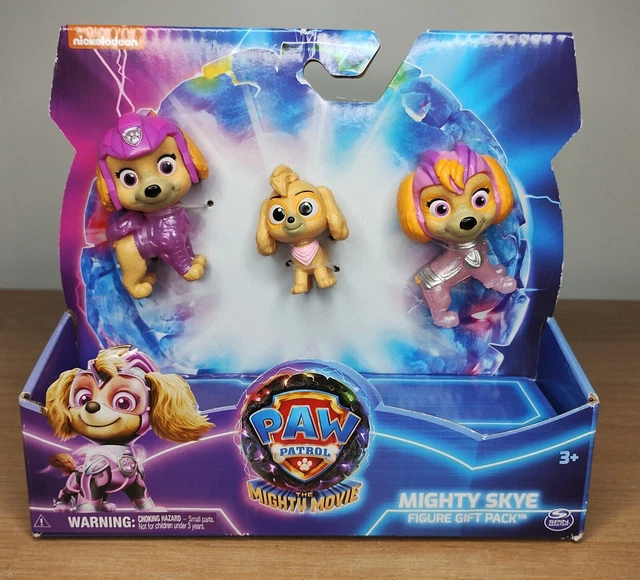PAW PATROL THE Mighty Movie Mighty Skye Figure Gift Set NEW 2023 £19.99 ...