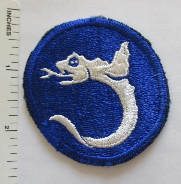 ORIGINAL WW2 130TH GHOST / PHANTOM INFANTRY DIVISION US ARMY PATCH Cut ...