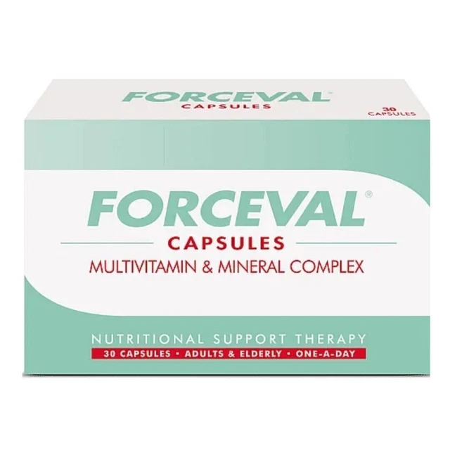 FORCEVAL CAPSULES MULTIVITAMINS & Minerals Complex UK pack of 30 £20.50 ...