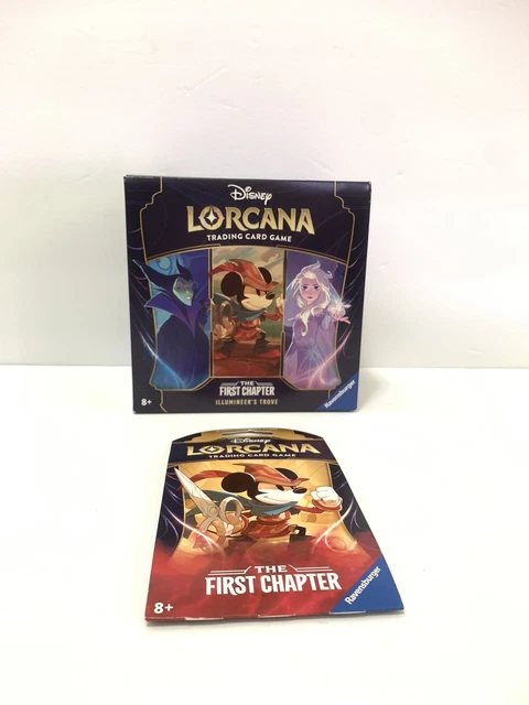 RAVENSBURGER DISNEY LORCANA TCG The First Chapter Box Set - 8 Packs & 1 ...