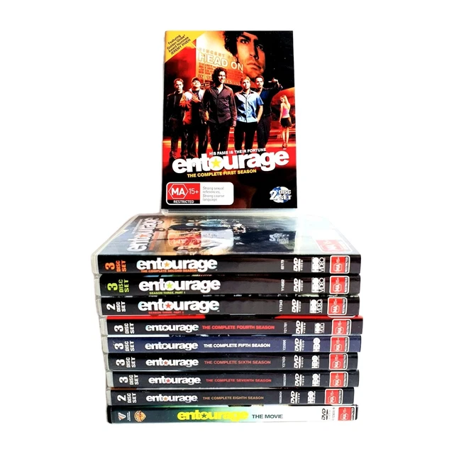 ENTOURAGE COMPLETE SERIES Seasons 1-8 + Movie DVD Comedy Gift Set, R4 ...