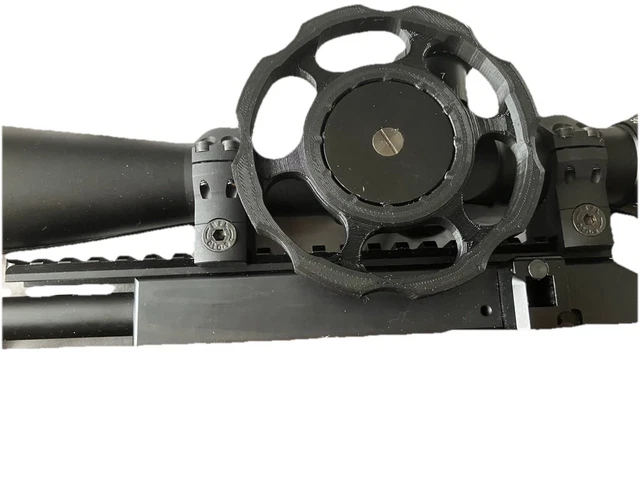 3D PRINTED AIR Rifle SCOPE WHEELS FOCUS/PARALLAX WHEELS - Lever/mag ...