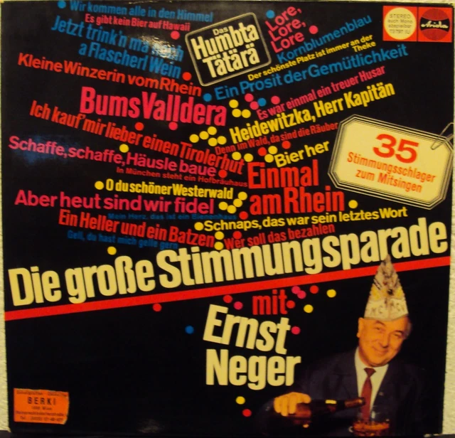 ERNST NEGER - Die große Stimmungsparade EUR 9,00 - PicClick DE