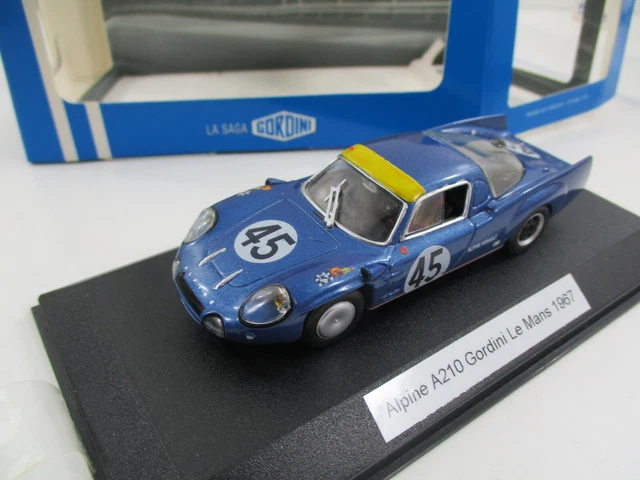 TRANSKIT ALPINE A210 Gordini #45 LE MANS 1967 ATLAS 1/43 EUR 21,50 ...