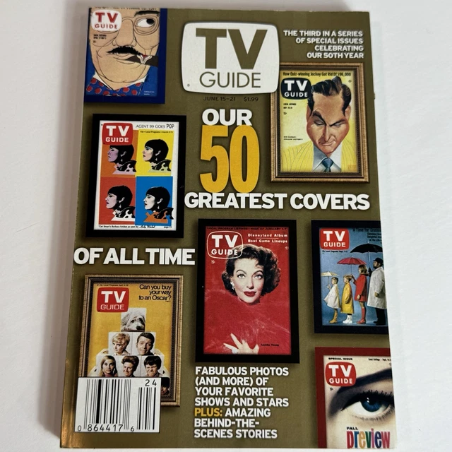 ORIGINAL VINTAGE JUNE 15 2002 TV Guide No Label 50 Best Covers £5.73 ...