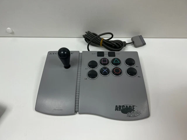 CONTROLLER JOYSTICK ASCII Ascii Arcade Stick Playstation 1 PS1 testato ...