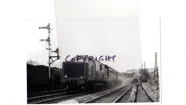 RAIL PHOTO FELL Diesel 10100 Greatr Rocks Derbyshire LMS MR Buxton ...