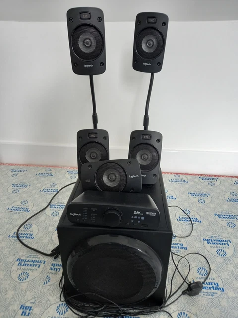 LOGITECH Z906 5.1 Surround Sound Speaker System THX Dolby Digital and ...