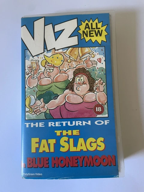 VIZ - THE Return of the Fat Slags in Blue Honeymoon VHS Video PAL 1994 ...