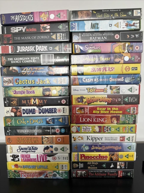 VIDEOS 37 IN Total Tape VHS Bundle Mixed Genres Job Lot £21.50 ...