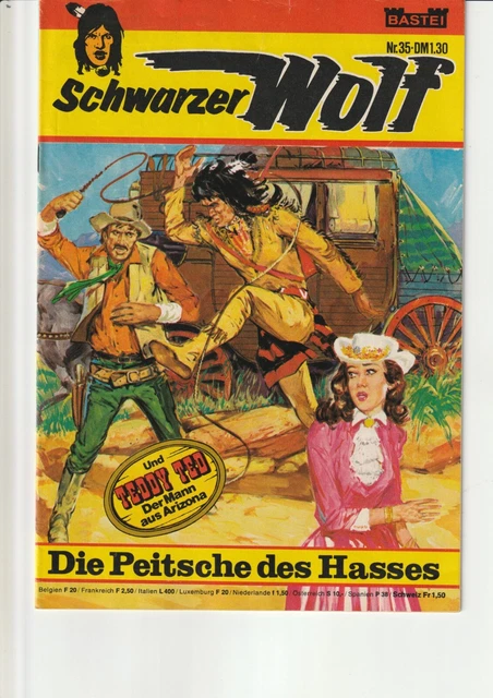 SCHWARZER WOLF BASTEI Bd. 35 Indianer Native Americans Western Bessy ...