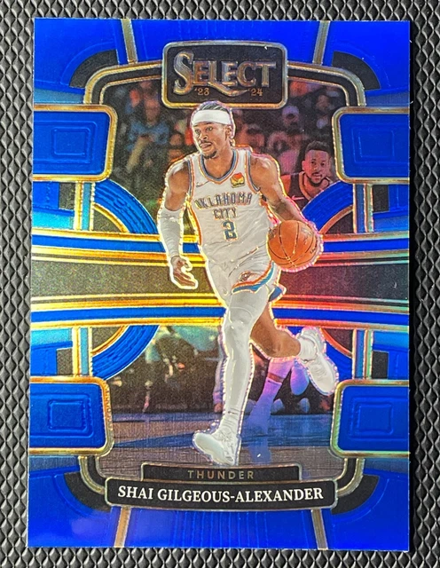 SHAI GILGEOUS-ALEXANDER BLU Prizm 2023-24 Panini Select #57 OKC Thunder ...