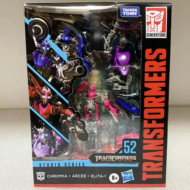 HASBRO TRANSFORMERS CHROMIA Arcee Elita-1 Studio Series SS52 Set Figure ...