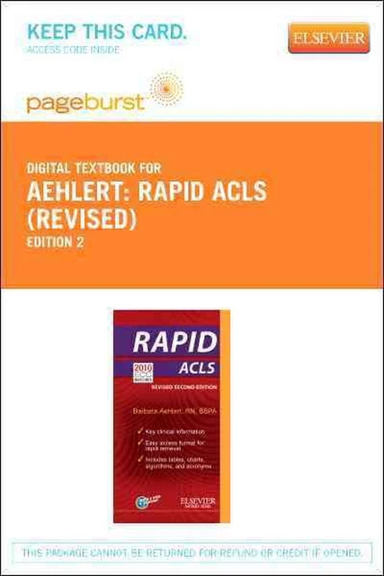 RAPID ACLS (REVISED Reprint) - Elsevier eBook on Vitalsource (Retail ...