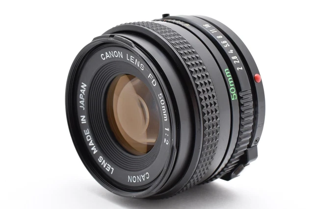 [EXC+5 W/FILTER ] Canon New FD NFD 50mm f/2 MF Standard Lens Free ...
