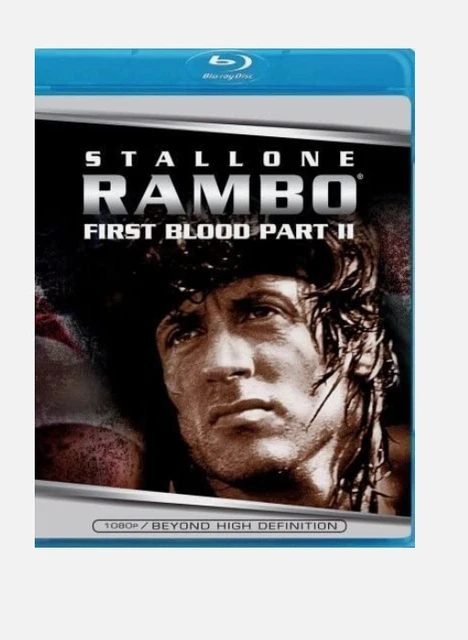 RAMBO: FIRST BLOOD PART II (2) (Sylvester Stallone) - Blu-Ray - SEALED ...