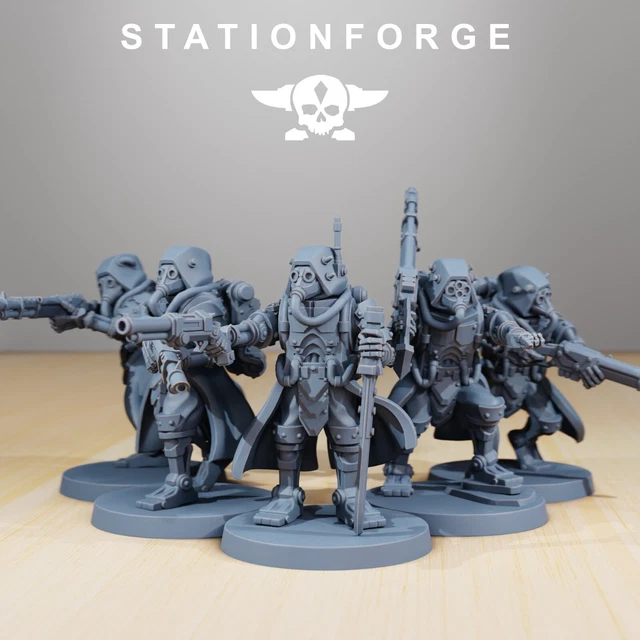 ADEPTUS MECHANICUS WARHAMMER 40k proxy 3d printed figures resin model ...