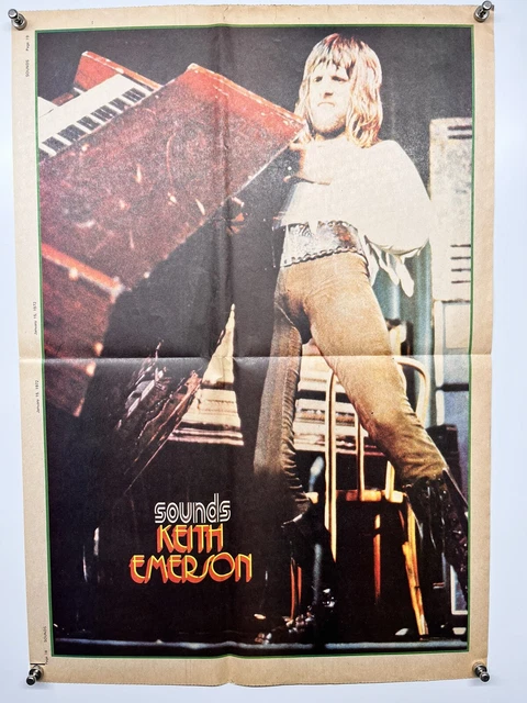 KEITH EMERSON AFFICHE Sons Journal Magazine Original Janvier 15th 1972 EUR 23,65 - PicClick FR