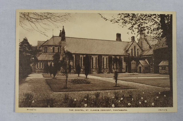 POSTCARD THE CHAPEL St Clares Convent, Pantasaph, Flintshire, Wales ...