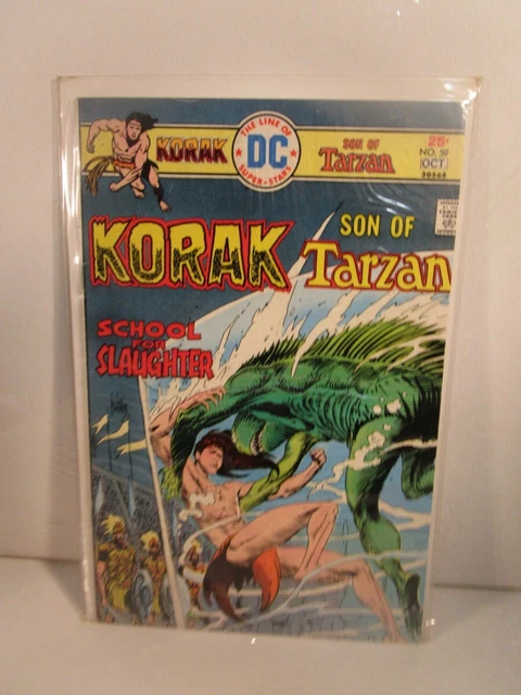 KORAK SON OF TARZAN #59 F, Joe Kubert cover, DC Comics 1975 Bagged ...