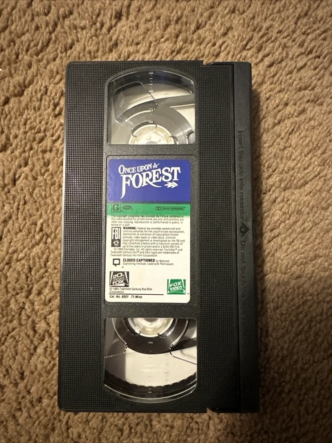 ONCE UPON A Forest (VHS, 1993) £0.85 - PicClick UK