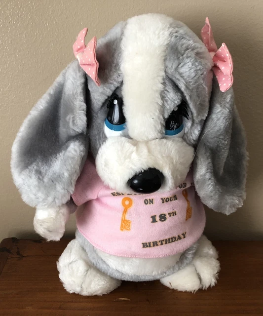 HONEY SAD SAM 8” Plush Toy Applause Crouching Downward Dog 1980’s £8.95 ...