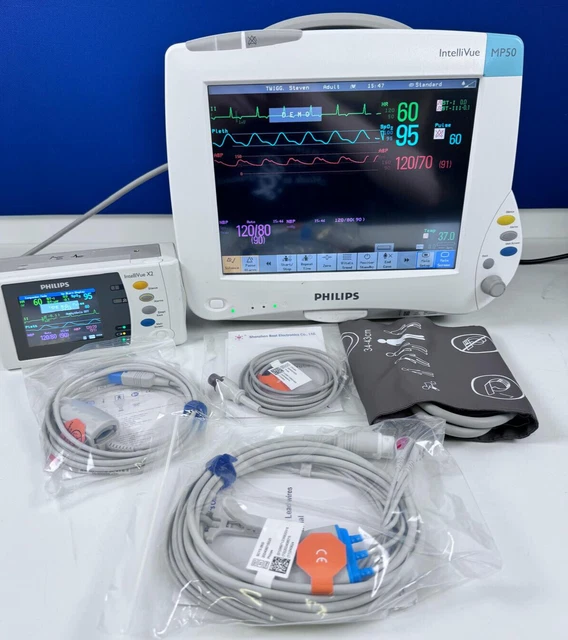 PHILIPS INTELLIVUE MP50 with X2 Module EUR 649,00 - PicClick DE