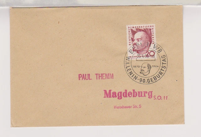 GDR, MI. 762 SST Lenin 90th birthday, Berlin 26.4.60 £5.56 - PicClick UK