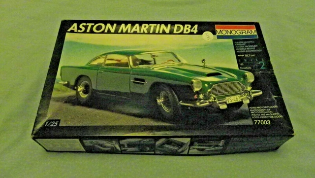MONOGRAM ASTON MARTIN DB4 1/24 scale model kit £20.00 - PicClick UK
