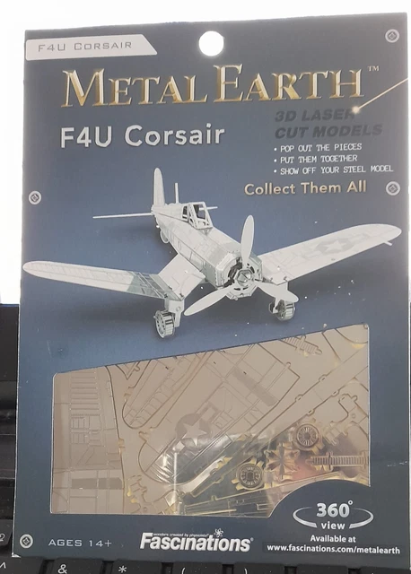FASCINATIONS METAL EARTH F4U Corsair 3D Laser Cut Model $10.00 ...