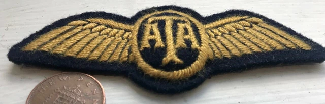GENUINE WW2 ATA Wing badge Air Transport Auxiliary British WWII RAF ...
