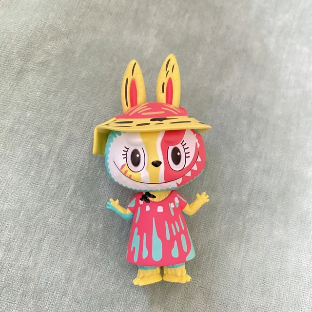 POP MART X HOW2WORK Labubu The Monsters Art Femme Au Chapeau Buste Mini ...
