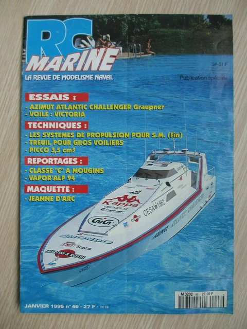 REVUE RC MARINE N° 22 Plan 12 Mji Maquette Susie's Sandbagger Marina ...