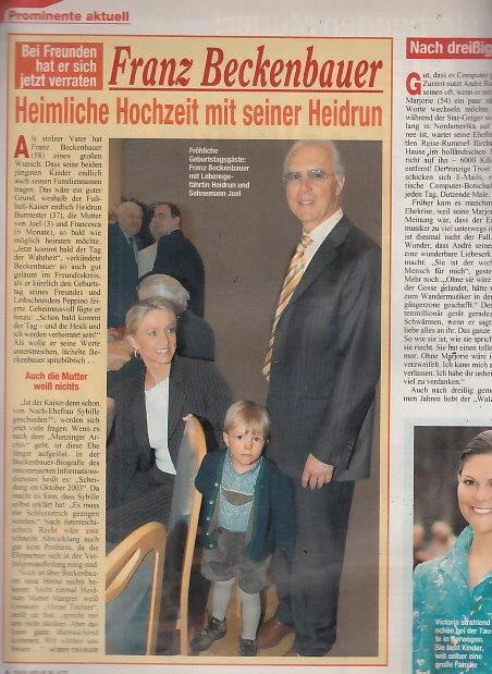 DAS NEUE BLATT Maria Schell,Franz Beckenbauer,Thomas Anders,Siegfried und Roy EUR 16,00 ...