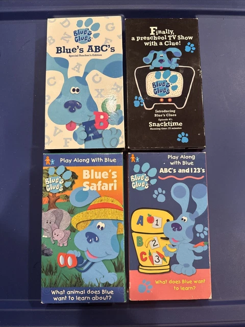BLUES CLUES 4 VHS Lot - Includes Rare Episode 1 + Special Teachers ...