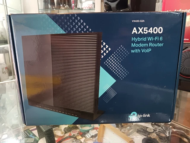 TP-LINK (VX420-G2H) AX5400 Hybrid Wi-Fi 6 Modem Router In Box $89.10 ...