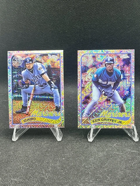 2024 TOPPS SERIES 1 Ichiro et Ken Griffey Jr. pack argent Mojo Seattle ...