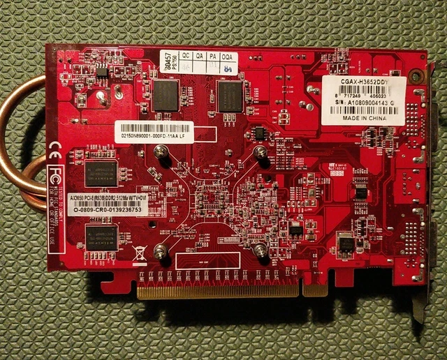 POWERCOLOR LF R63B PE3P Graphics Card PCI-e Radeon HD260 512mb retro ...