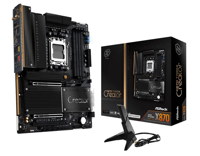 ASROCK X870 TAICHI Creator Motherboard AM5 DDR5 PCIe 5.0 90-MXBTE0 ...