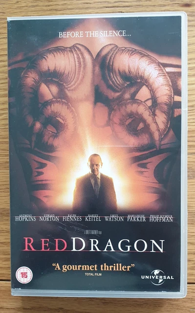 RED DRAGON VHS/SUR Anthony Hopkins Edward Norton Ralph Fiennes Emily ...
